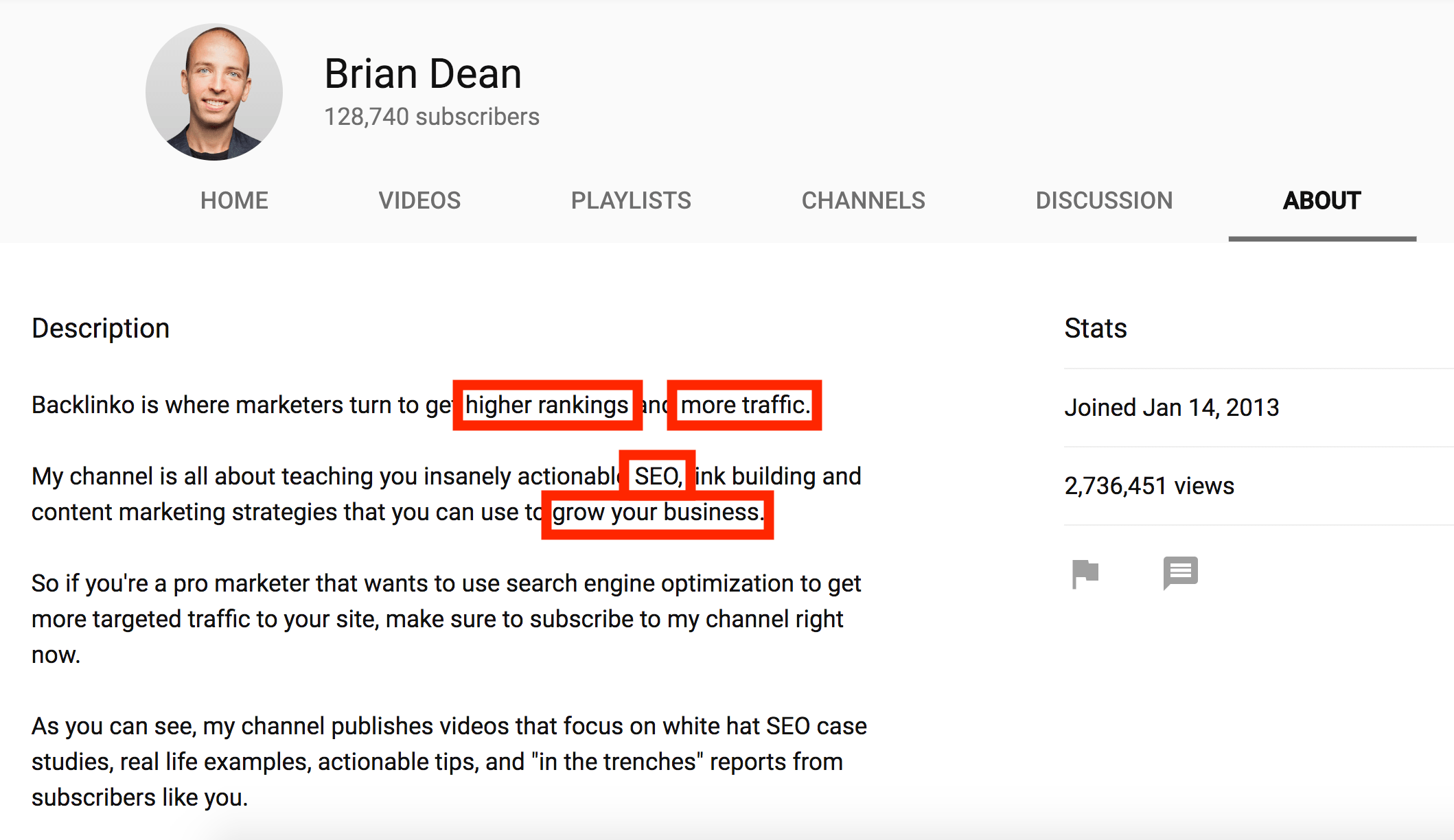 How To Set Up A Youtube Channel Description Muslimh