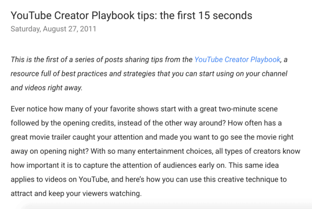Youtube Video Planning Outlining Guide