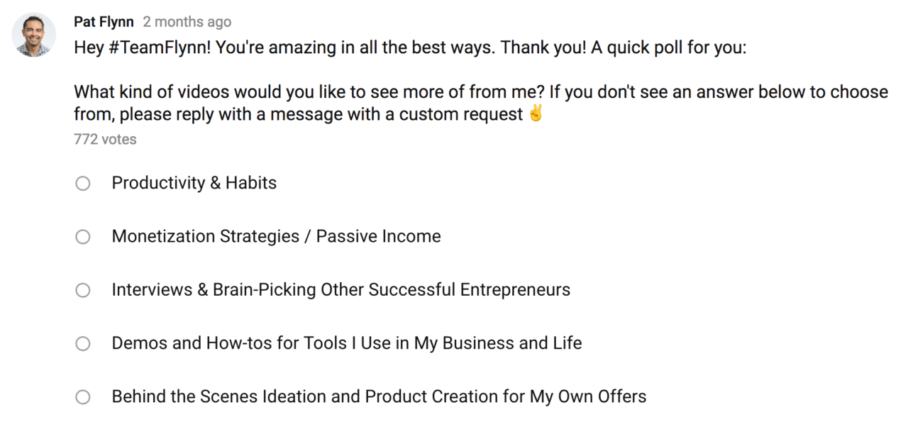 YouTube Community Tab