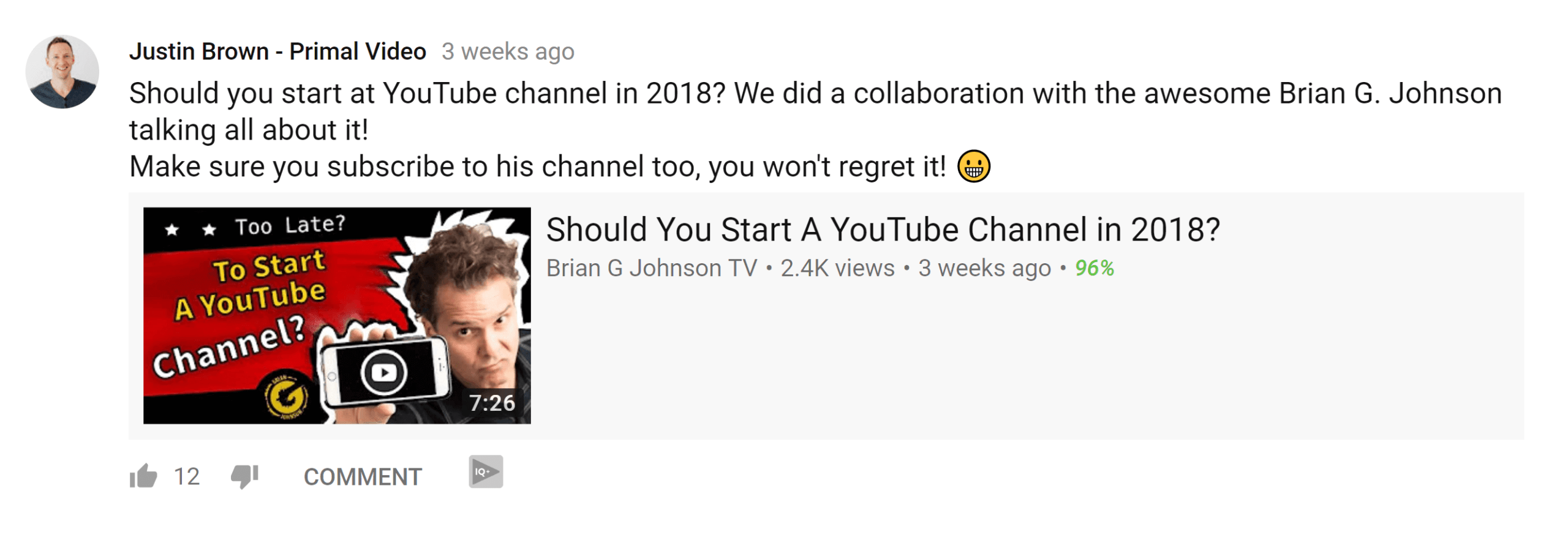 YouTube Community Tab