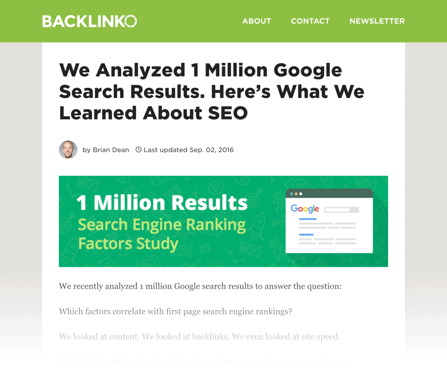 Original Research and Data