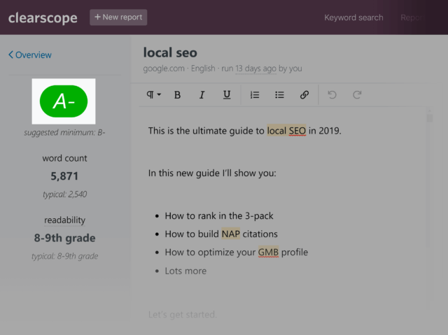 Clearscope Review: Is This New SEO Tool Any Good?