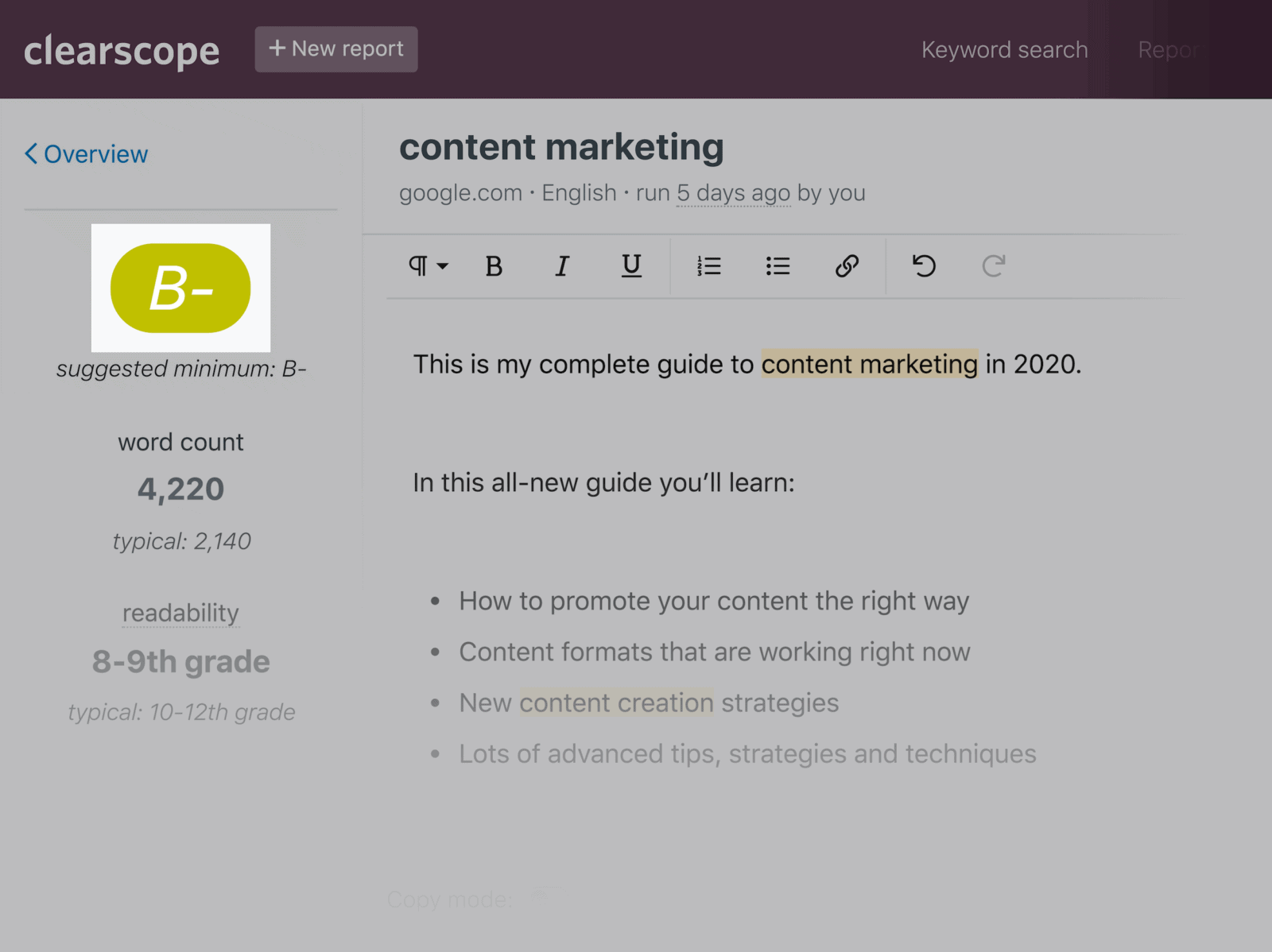 Clearscope Review: Is This New SEO Tool Any Good?