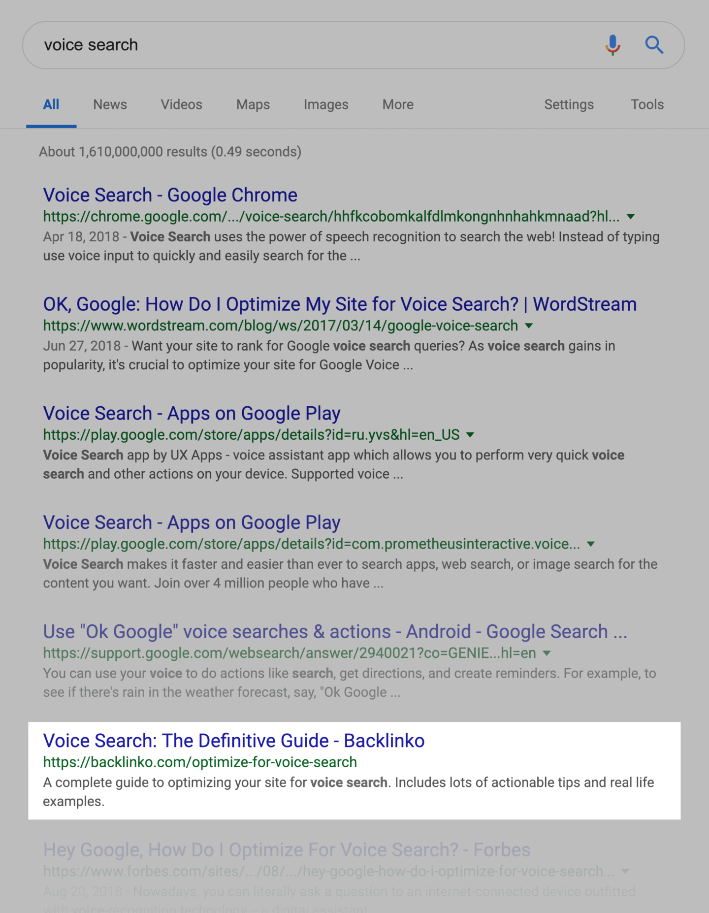 Search Engine Ranking Factors