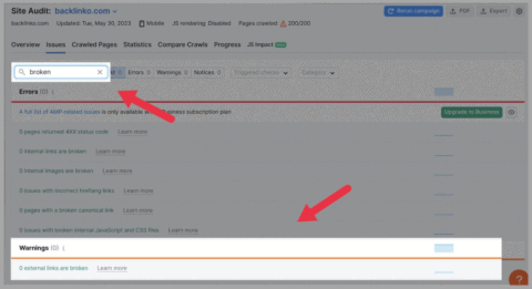 Broken Link Overview: How to Fix | Backlinko