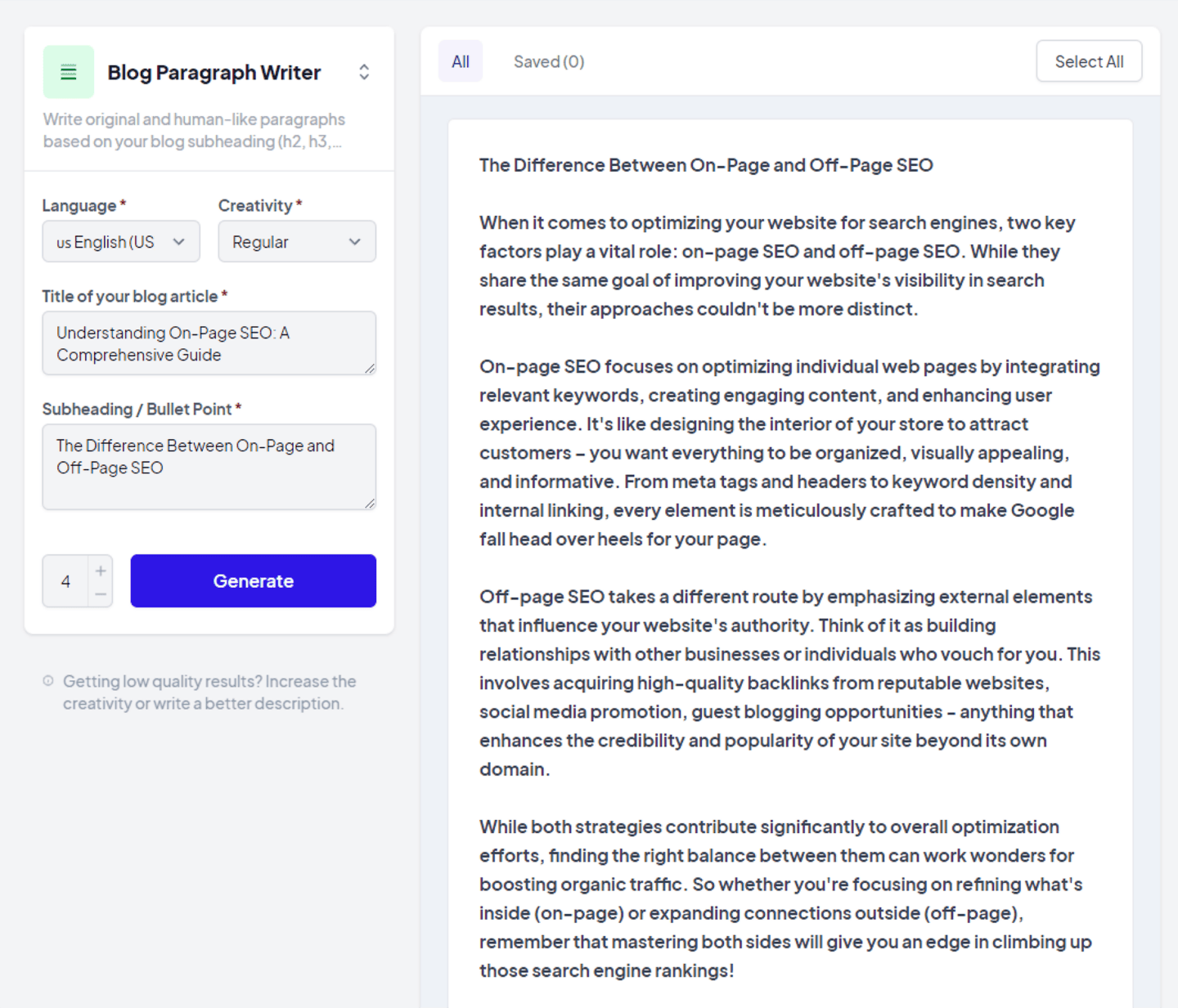 20+ AI Content Generators to Make Your Life Easy | Backlinko