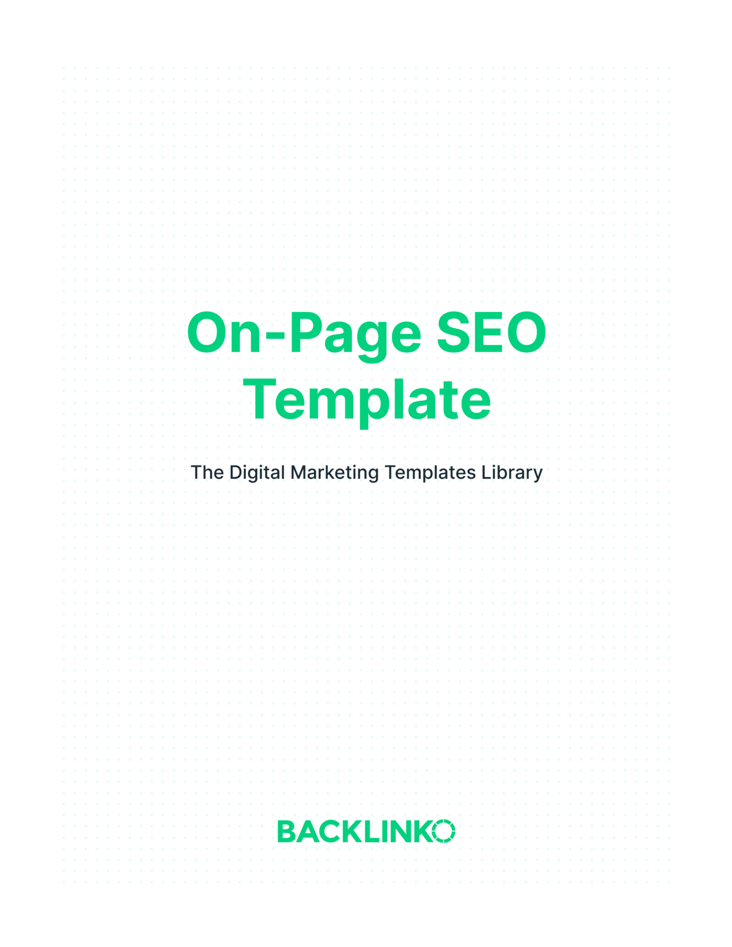 On-Page SEO: The Definitive Guide + FREE Template (2025)