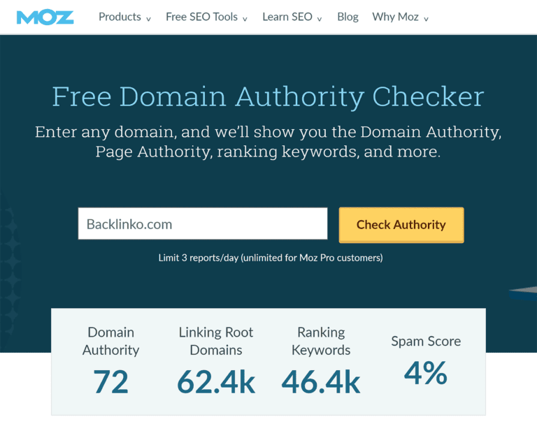 Free Website Authority Checker (Enter Any Domain or URL)