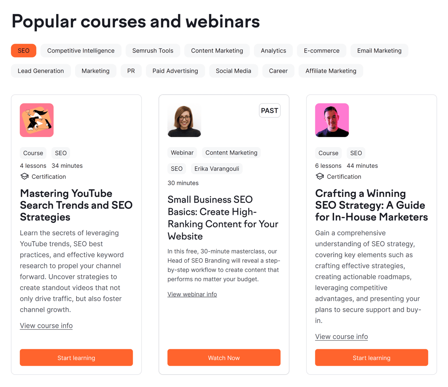 8 SEO Courses That Actually Teach You SEO (Free + Paid)