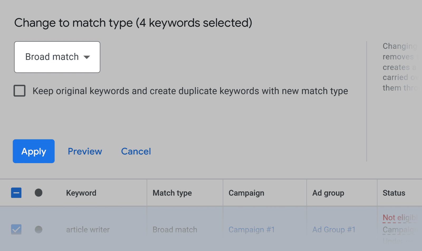 How To Use Keyword Match Types In Google Ads - Appture Digital ~ 855 ...