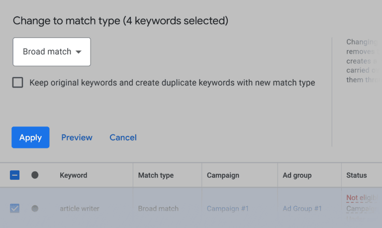How to Use Keyword Match Types in Google Ads