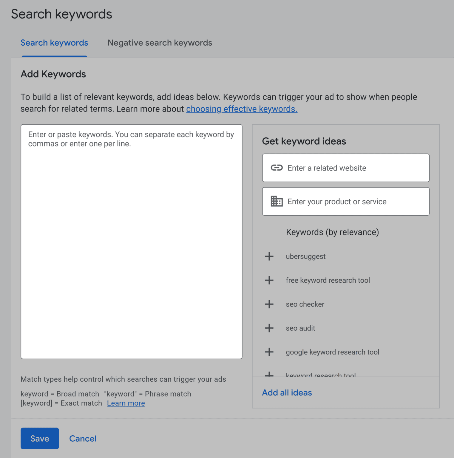 How to Use Keyword Match Types in Google Ads