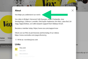 YouTube Channel Description: Crafting the Perfect One
