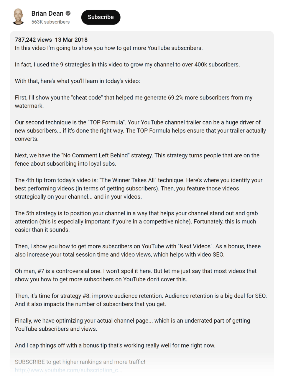 YouTube Video Description: 9 Essential Tips for Better Descriptions