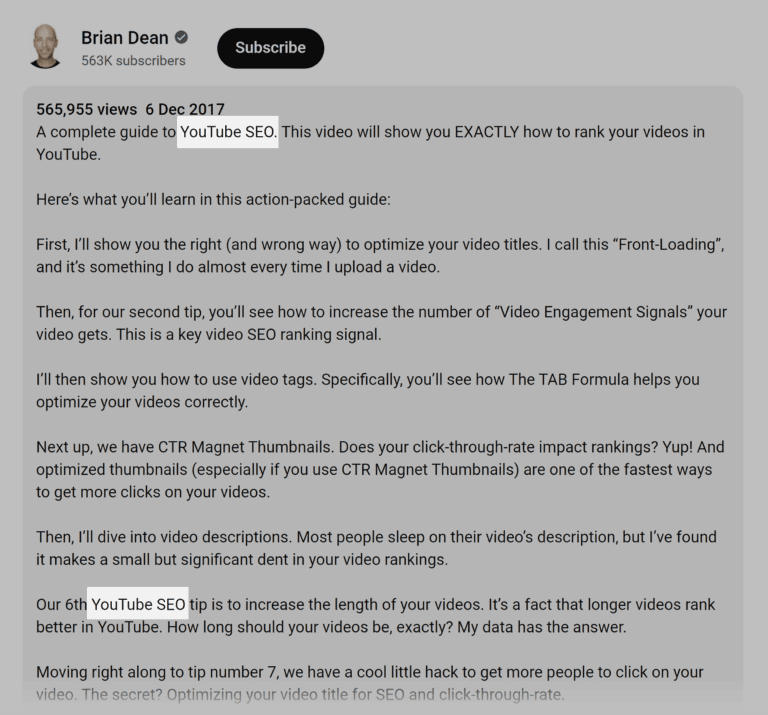 YouTube Video Description: 9 Essential Tips for Better Descriptions